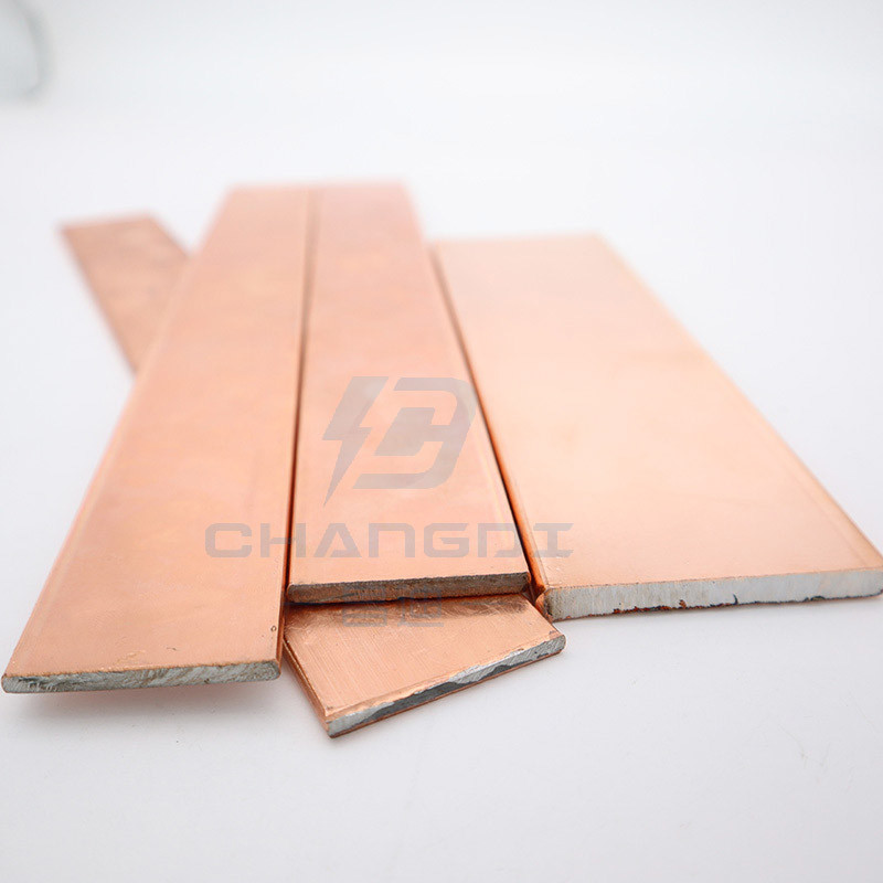 30x4mm Copper Clad Steel Plate CCS Flat Bar 6 Meter Better Conductivity
