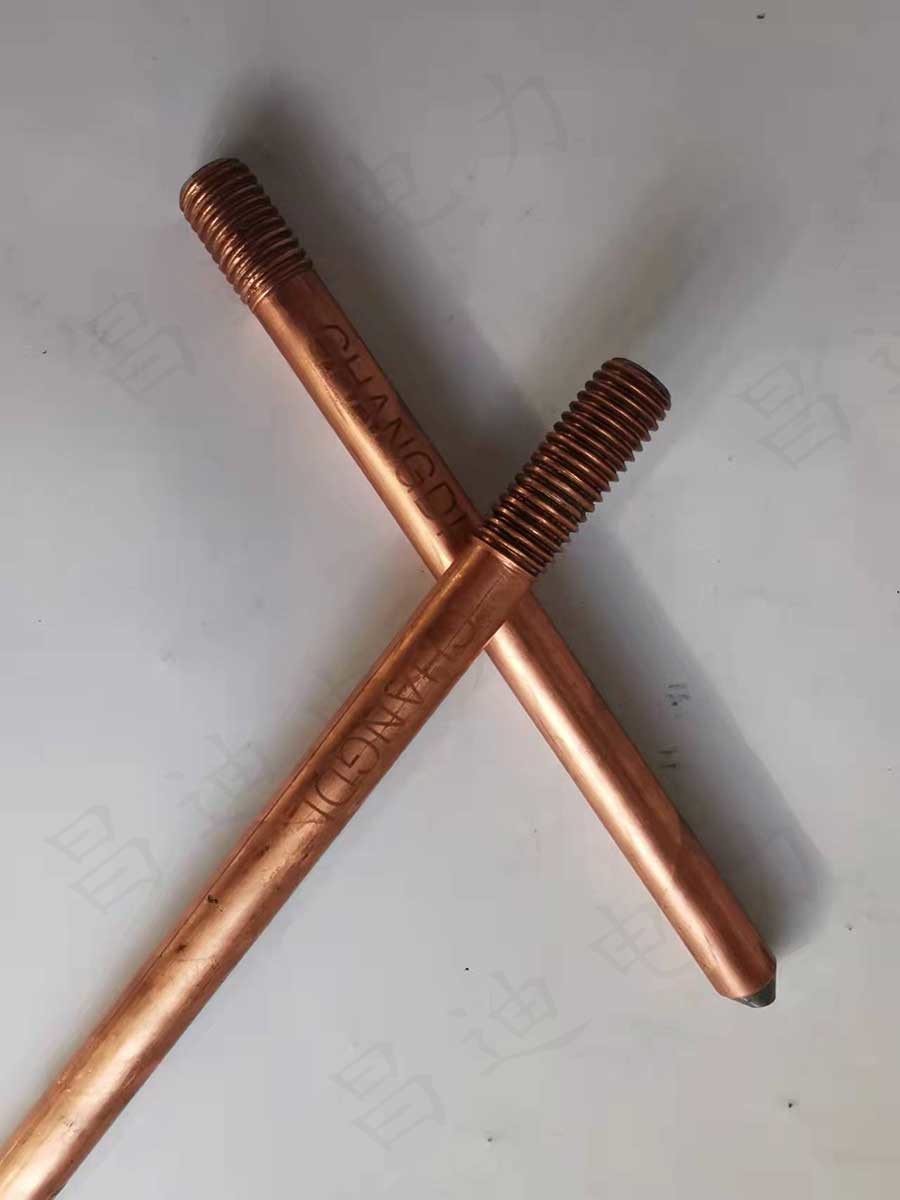 Custom Copper Clad Earth Rod Material For Earth System 13 X 1400mm