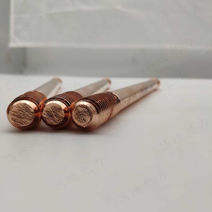 3/8" 4ft Copper Clad Earth Rod Copper Electrolytic Ground Rod System