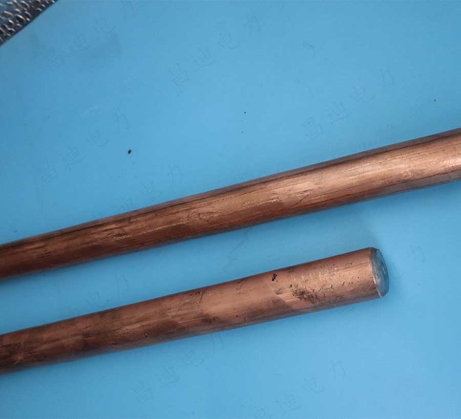 16mm Screw Copper Ground Rod 5/8 X 10 Ft Assembly
