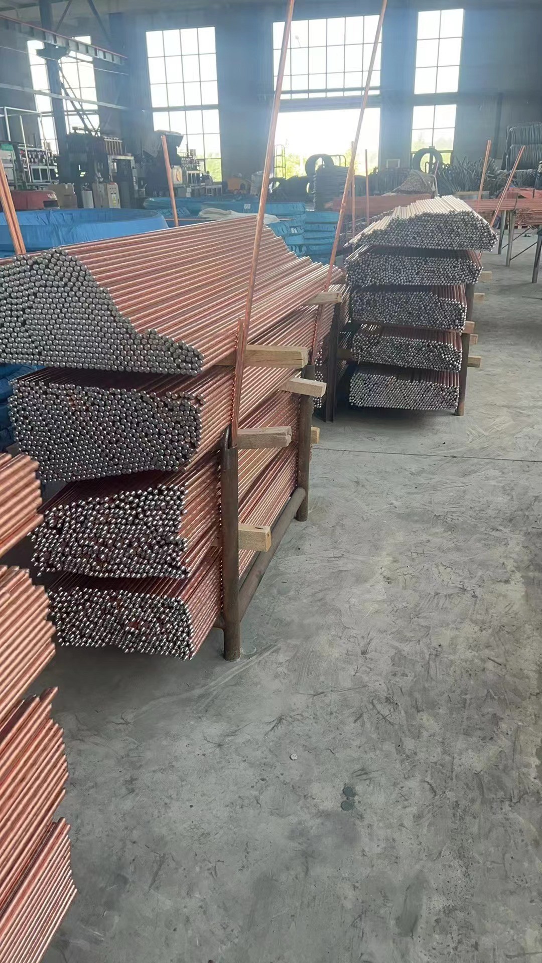 Double Side Copper Clad Earth Rod for Grounding System with Pointed or ...